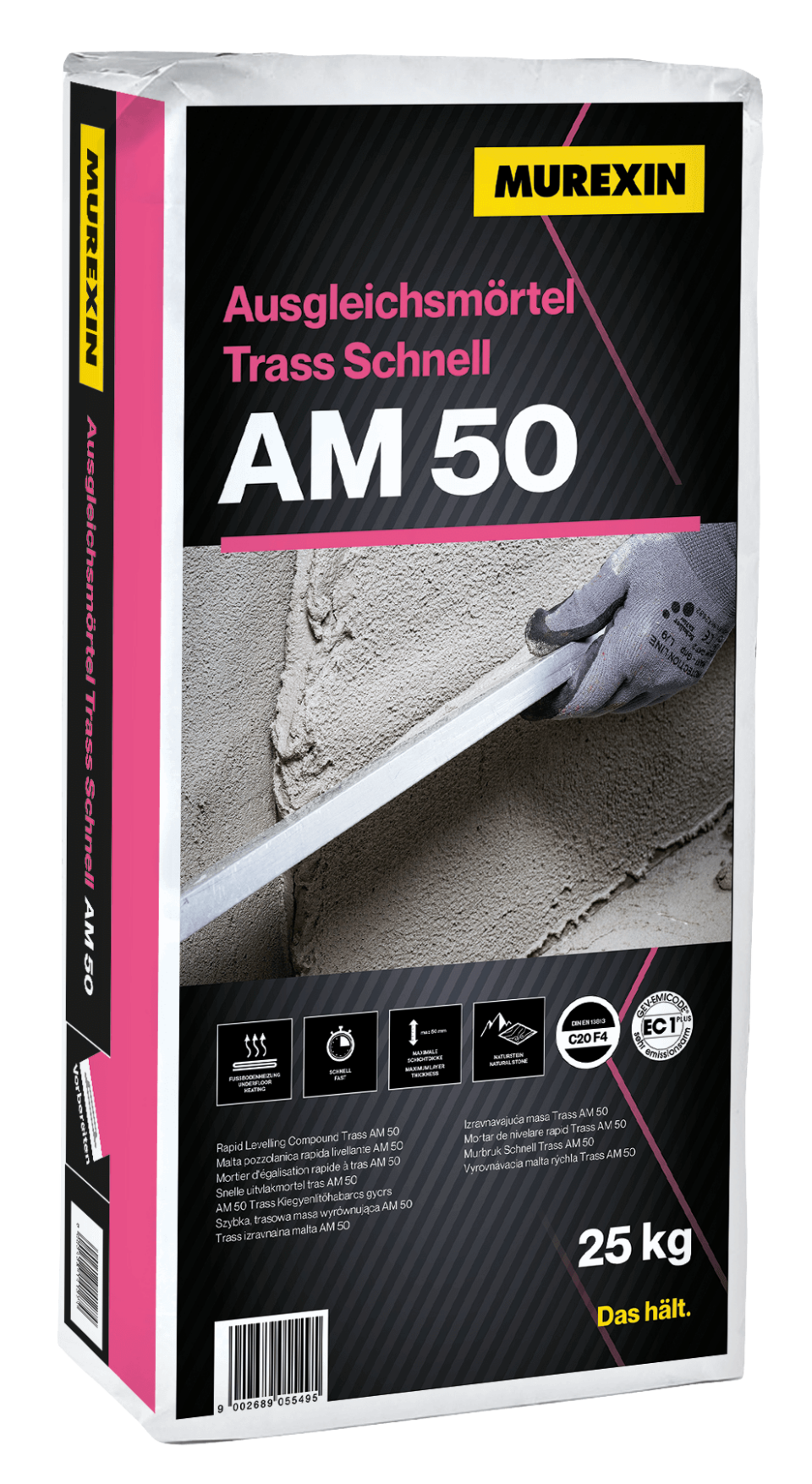 AM 50 Trass Gyors kiegyenlitőhabarcs - Murexin HU