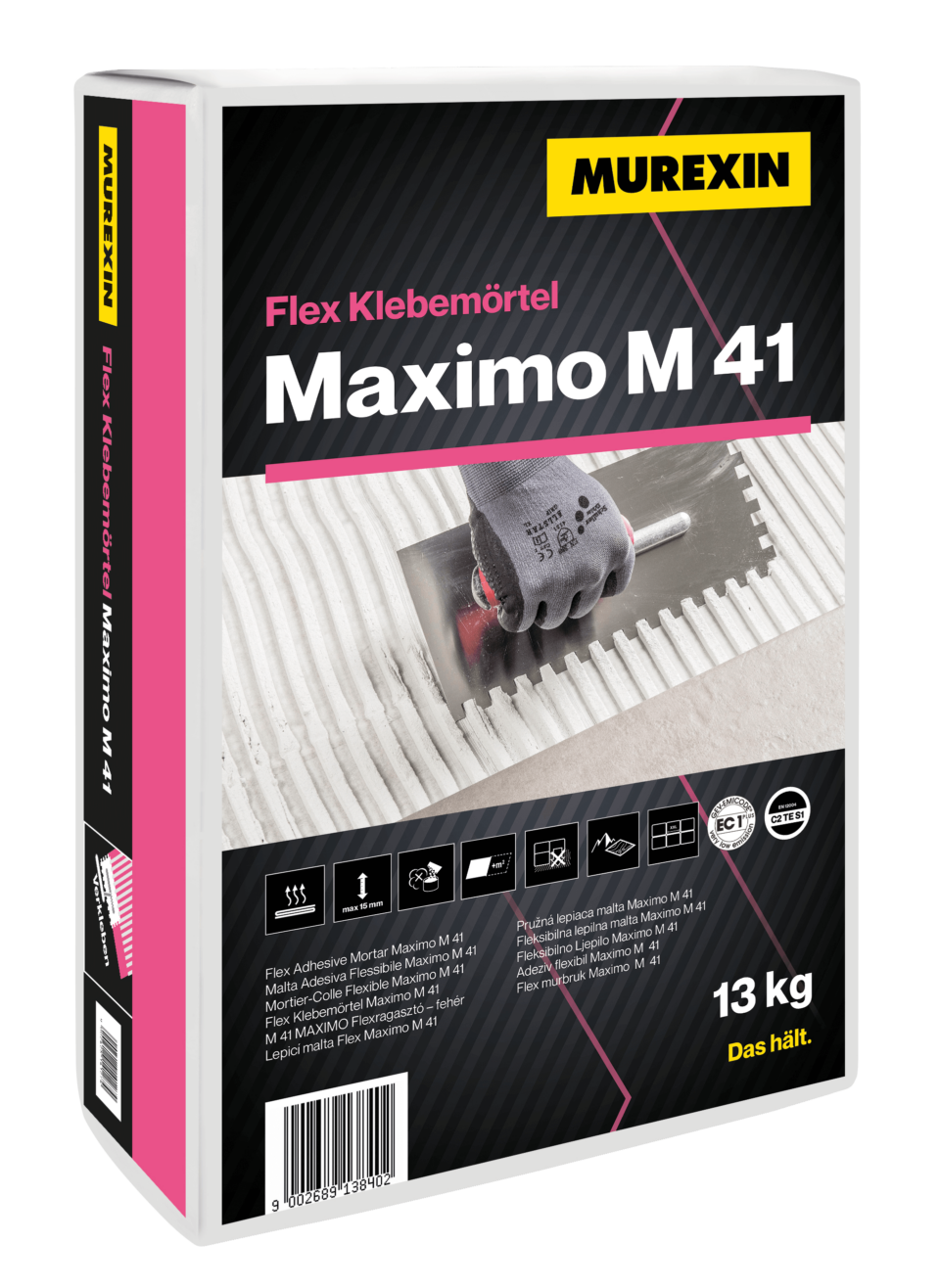 FLEX ADHESIVE MORTAR MAXIMO M 41 - Murexin AT